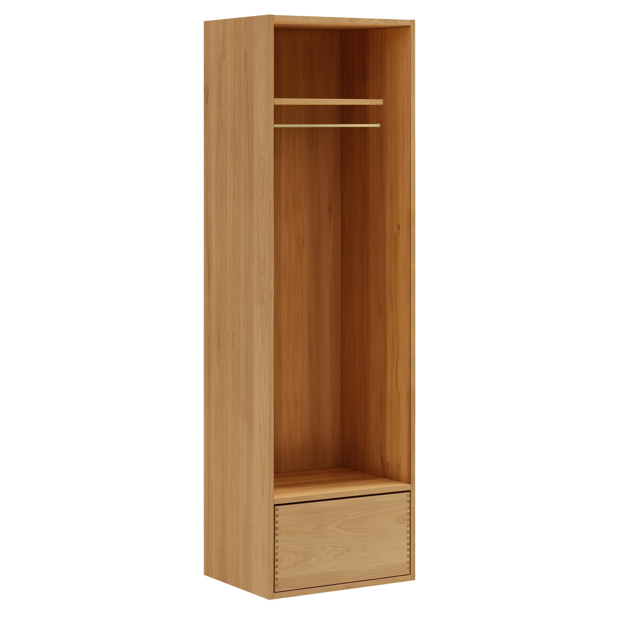 Lysolieret Just Wood Garderobe - Dybde 60 cm