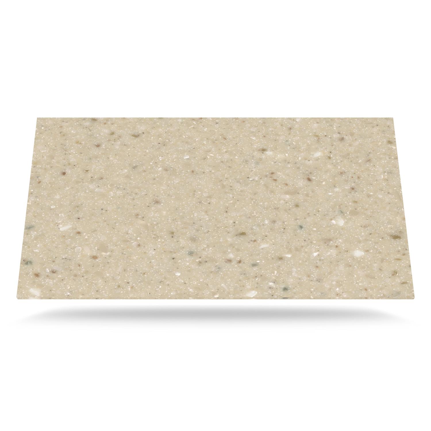 Beige Fieldstone Corian bordplade